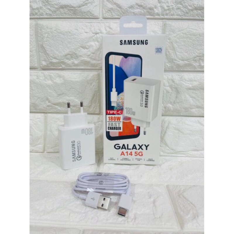 Jual Charger SAMSUNG Galaxy A14 5G 180W Fast Charging USB Micro / Type ...