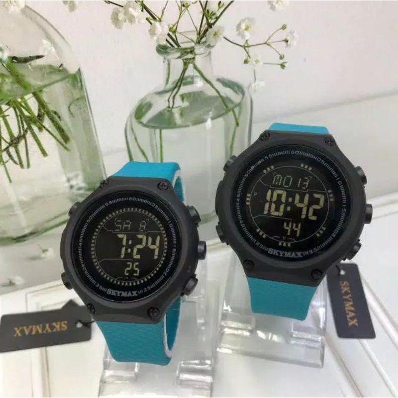 Jual Navicheshop Ready Tali Jam Tangan Digital Couple SKYMAX 1810G ...