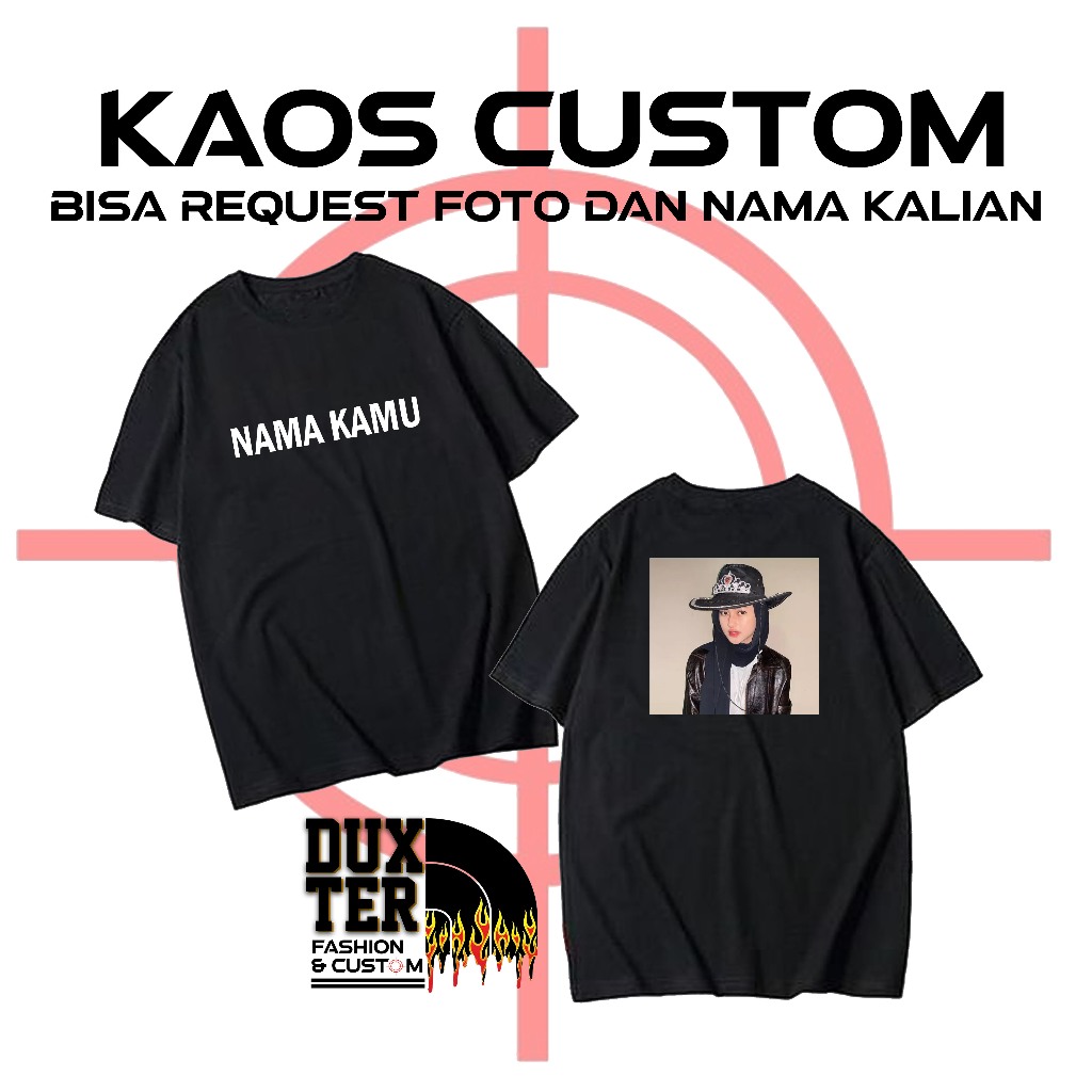 Jual KAOS CUSTOM SEHARI JADI!!! - DUXTERCUSTOM - Kaos Custom - Tshirt ...