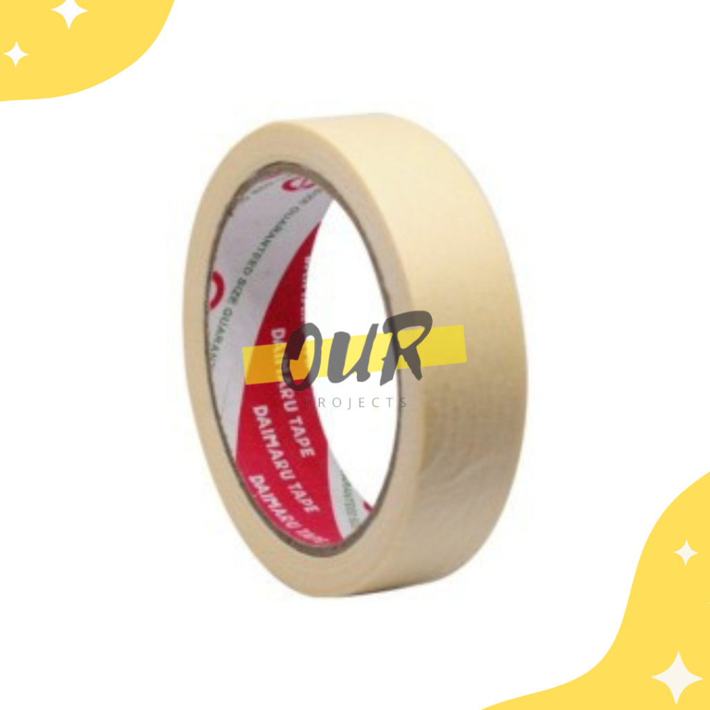 Jual MASKING TAPE/ LAKBAN KERTAS/ 24X20 METER/ LEM/ PEREKAT/ ISOLASI ...