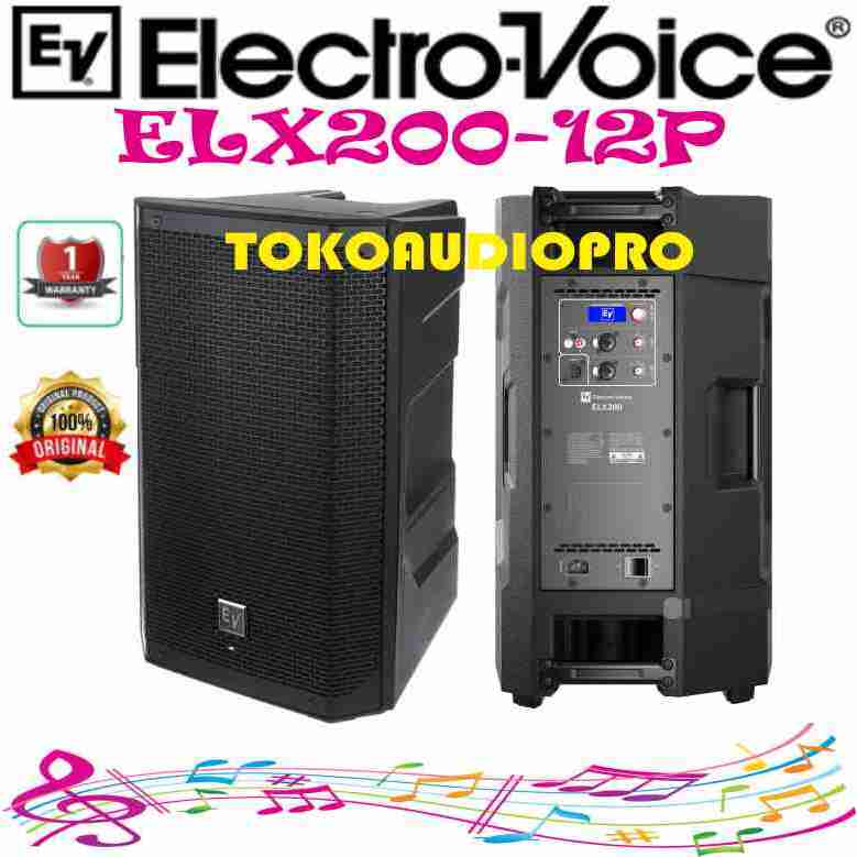 Jual Electro-Voice ELX200-12P 12 Inch 2 Way Speaker Aktif Spiker EV ELX ...