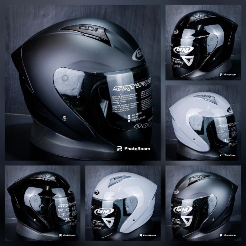 Jual HELM GM G1 SOLID ORIGINAL 100% | Shopee Indonesia