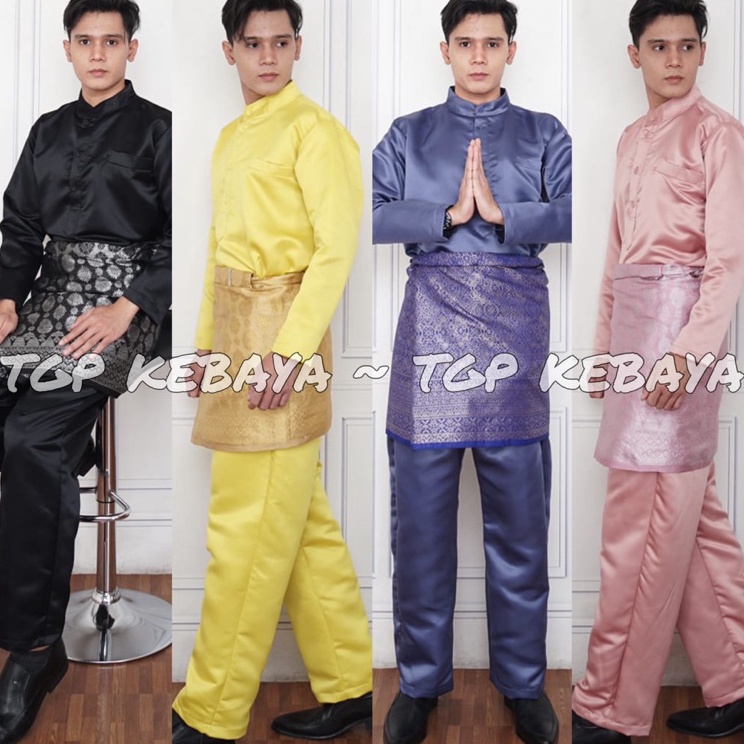 Jual Segera belanja 1 STEL BAJU MELAYU PRIA BAJU SATIN BRIDAL BAJU ...