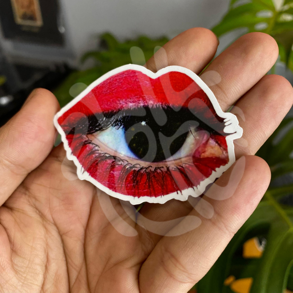 Jual sticker mata / sticker / aesthetic sticker / sticker tumblr ...