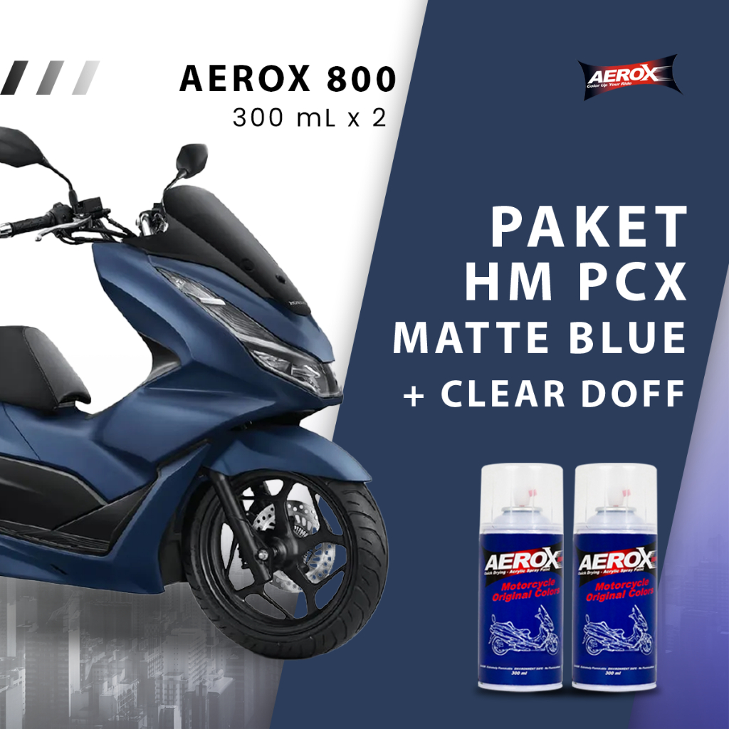Jual Aerox 800 Cat Semprot - Honda Motor PCX Matte Blue & Clear Doff ...