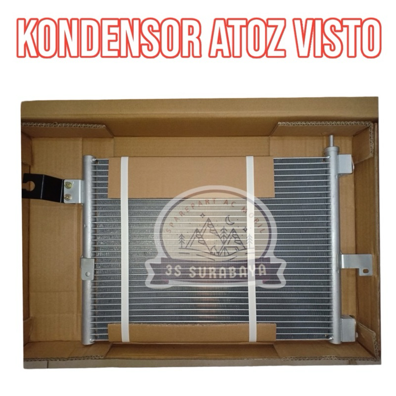 Jual Kondensor Atoz Visto Kia Hyundai Ac Mobil (Baru/New) Condensor Ac ...