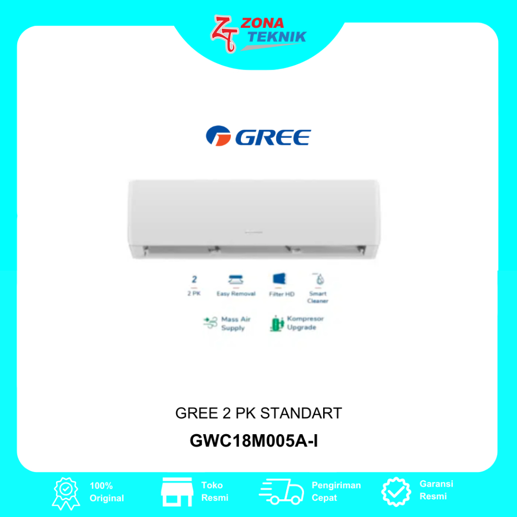 Jual AC GREE MOO5 GWC18M005A-I 2 PK STANDART | Shopee Indonesia