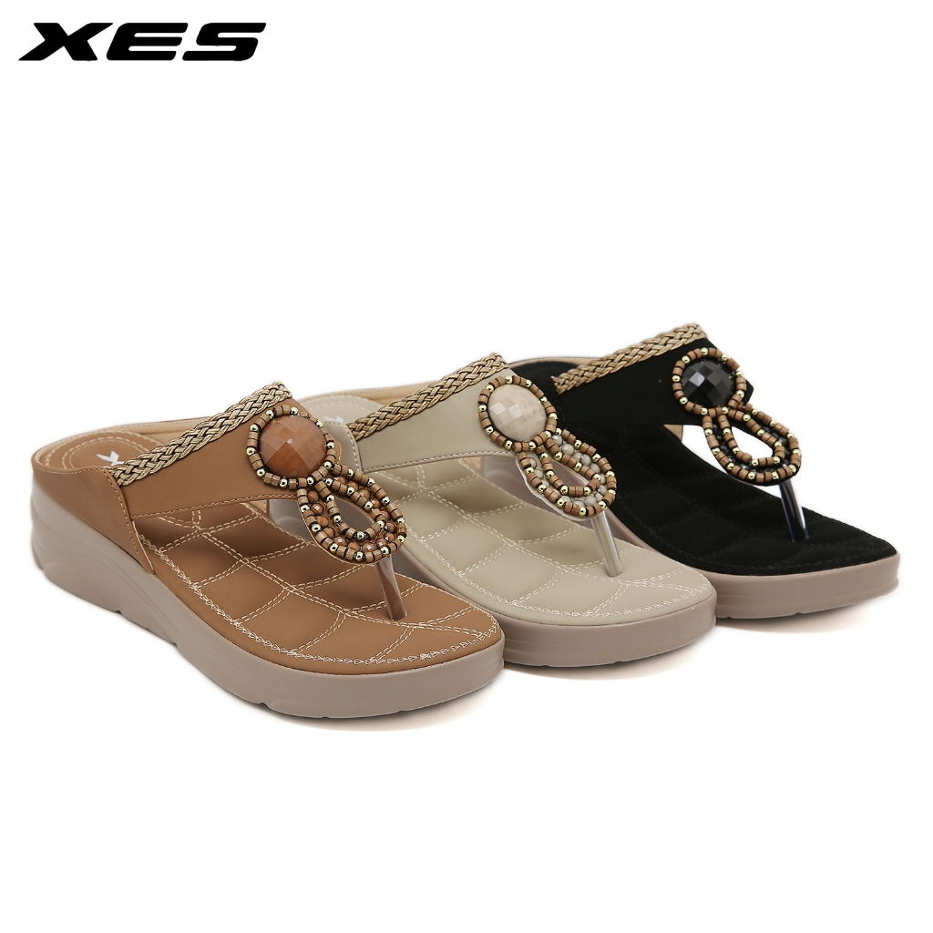 Jual XES BELLA-650 Sandal Wedges Wanita Import 5cm | Shopee Indonesia