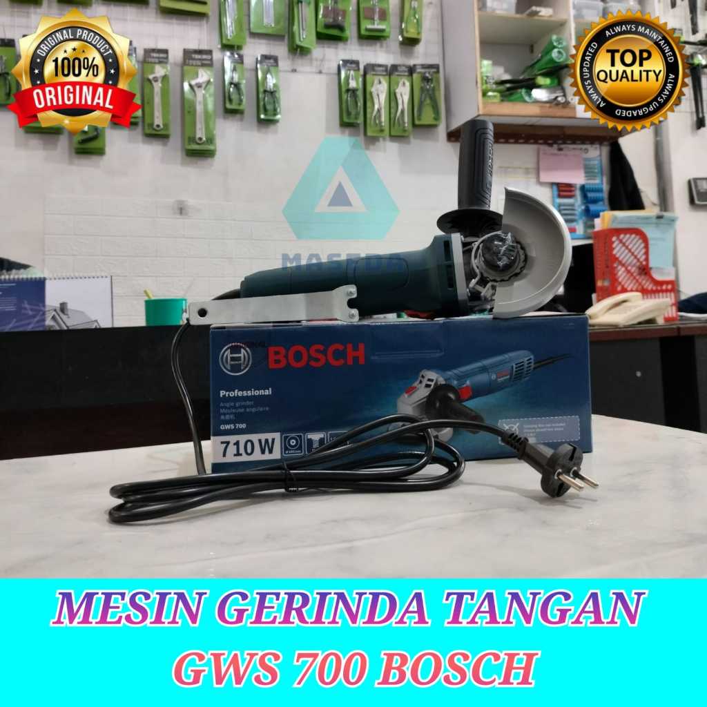 Jual Bosch GWS 700 Mesin Gerinda Tangan 4" Portable grinder machine 4 ...
