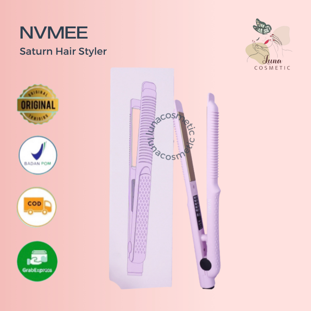 Jual NVMEE - Catokan Pelurus Rambut Saturn Hair Styler Mudah Digunakan ...