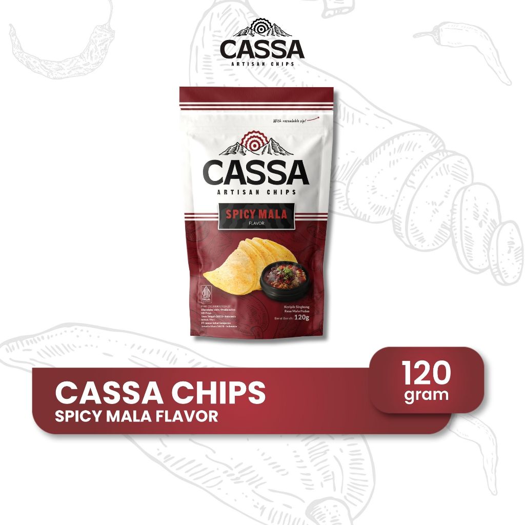 Jual Cassa Chips Spicy Mala 120gr | Shopee Indonesia