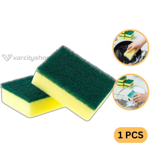 Jual Busa Cuci Piring Sabut Hijau Sponge Spon Cuci Spons Cuci Piring 2 ...