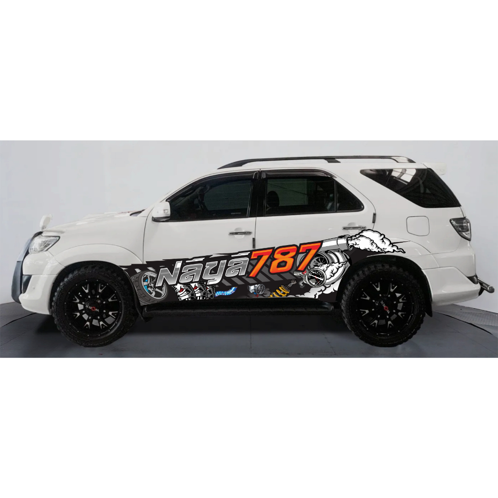 Jual DECAL STIKER MOBIL FORTUNER VARIASI DECAL MOBIL TERBARU / ECAL ...