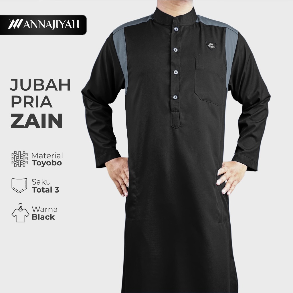 Jual Jubah Gamis Lengan Panjang Pria Dewasa dan Remaja ZAIN ANNAJIYAH ...