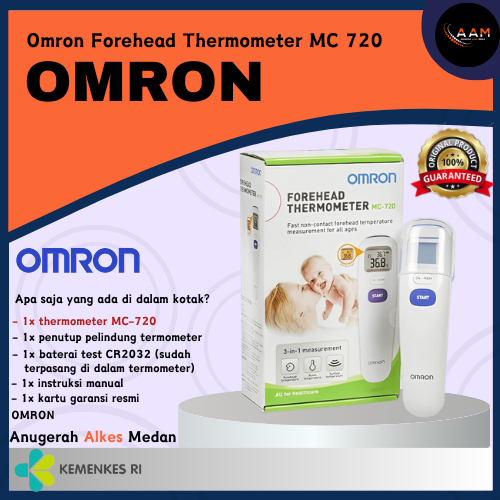 Jual THERMOMETER INFRARED OMRON MC 720 / TERMOMETER DIGITAL DAHI MC720 ...