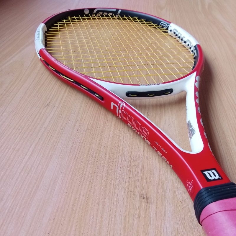 Jual RAKET TENIS WILSON NCODE SIX ONE TEAM ORIGINAL | Shopee Indonesia