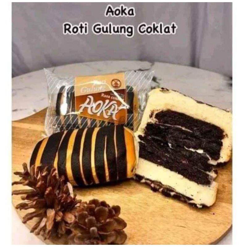 Jual ROTI VIRAL AOKA GULUNG | Shopee Indonesia