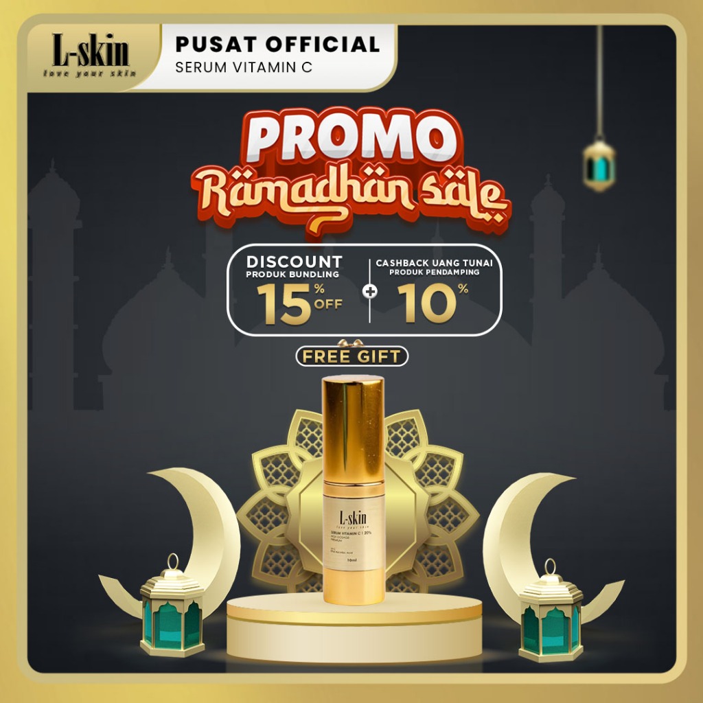 Jual Lskin Serum Vitamin C _ Serum pemutih dan menutrisi Kulit | Shopee ...