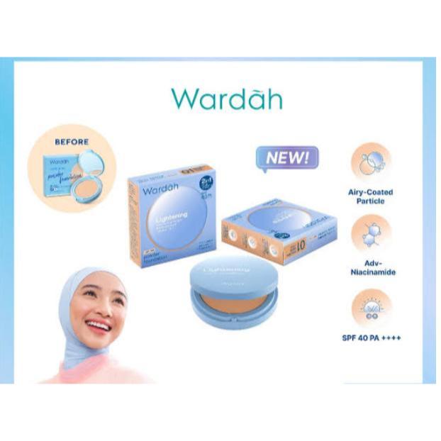 Jual WARDAH TWC LIGHTENING POWDER FOUNDATION LIGHT FEEL | Shopee Indonesia