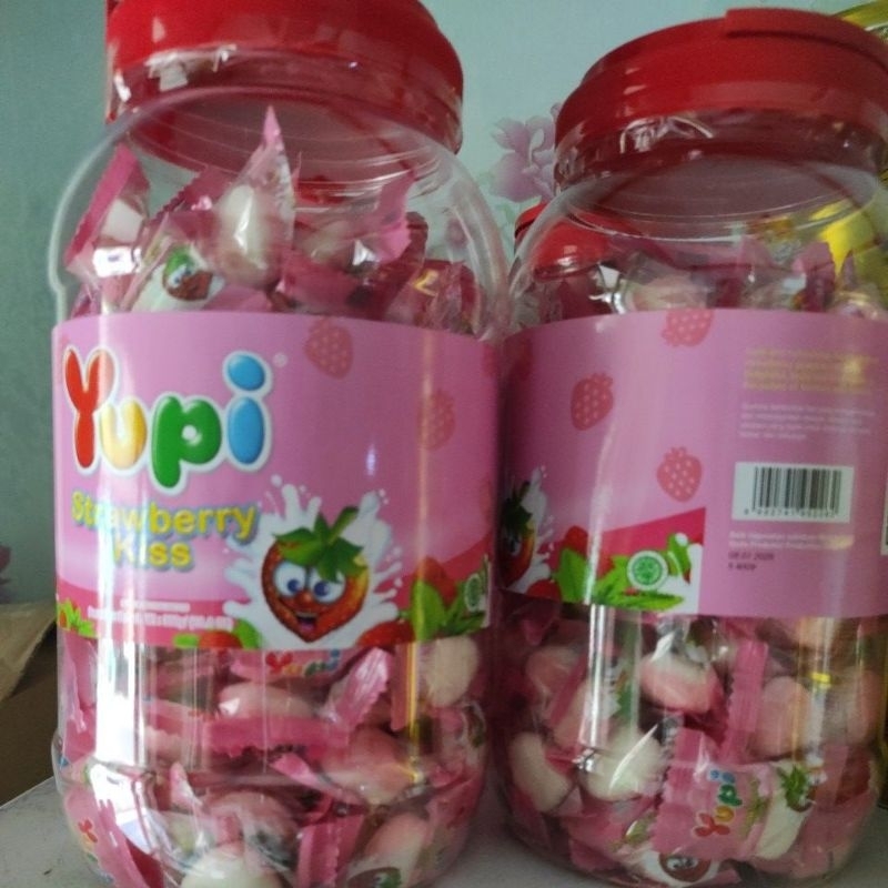 Jual permen yupi pink toples loss pack mangga dan fruity puff | Shopee ...