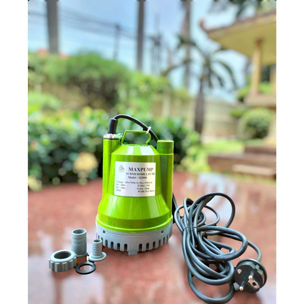 Jual MAXPUMP Q2006 Pompa Celup Air Bersih Kotor 1inch 1.5inch 200watt ...