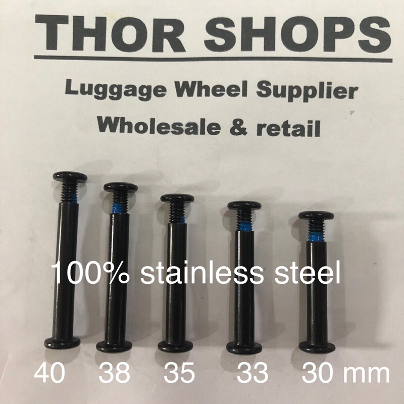 Jual baut as roda koper 6 mm 100% stainless steel rivet bolt axle screw ...