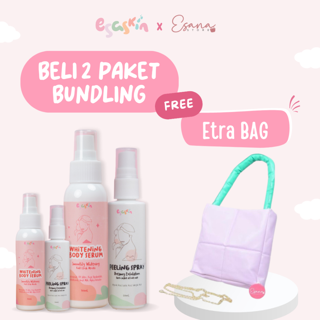 Jual ESASKIN (Belanja Berhadiah-Bundling) - 2 Paket Body Serum dan ...