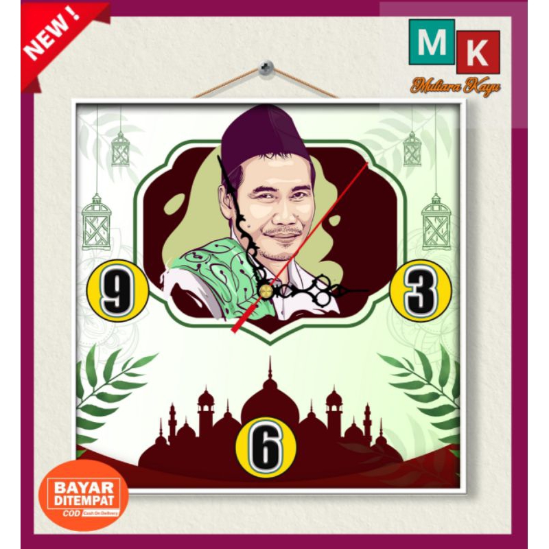 Jual POTO POSTER JAM DINDING GUS BAHA | Shopee Indonesia