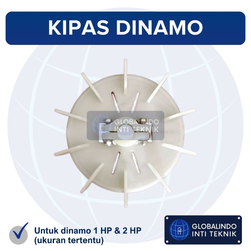 Jual Kipas Fan Dinamo Elektro Motor Kompresor Angin 1 HP & 2 HP ...