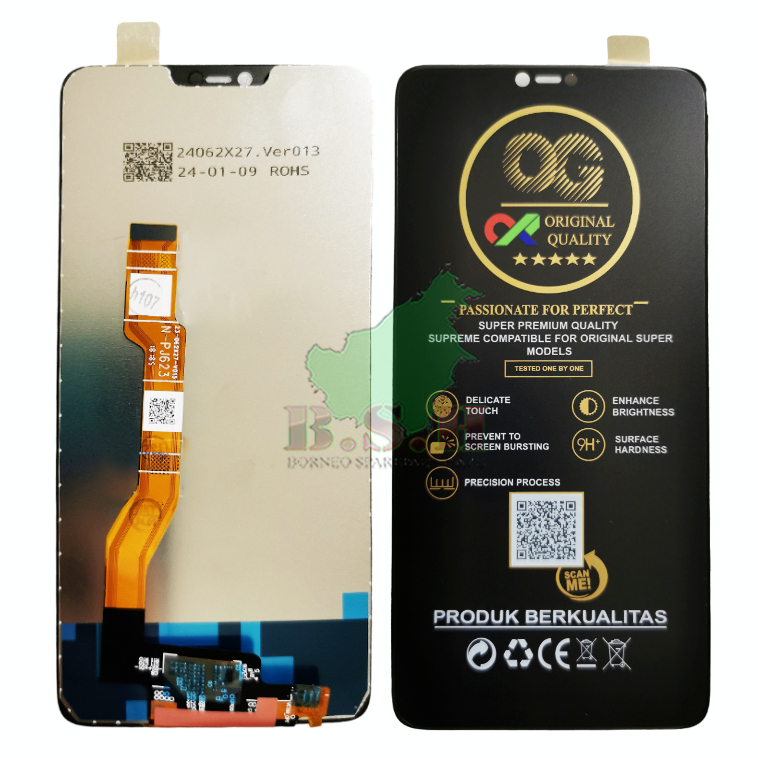 Jual LCD TOUCHSCREEN OPPO F7 / CPH1819 HITAM | Shopee Indonesia