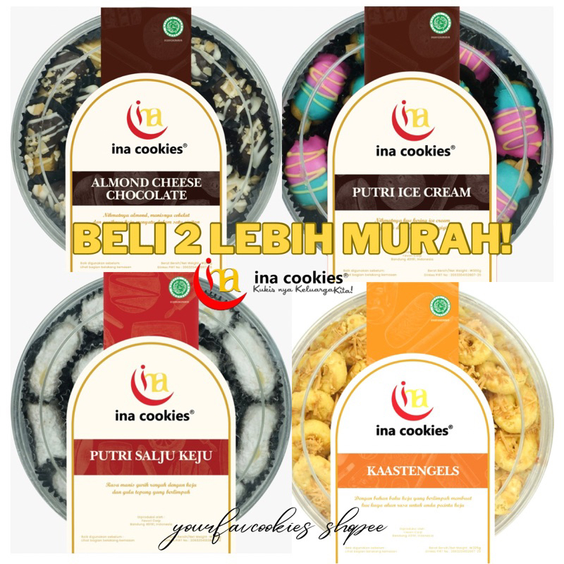Jual INA COOKIES REGULER TOPLES 500gr | Shopee Indonesia
