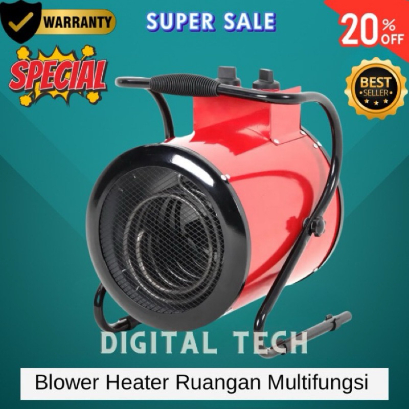 Jual blower pemanas ruangan heater 9kw 380v Blower Pemanas Kandang ...