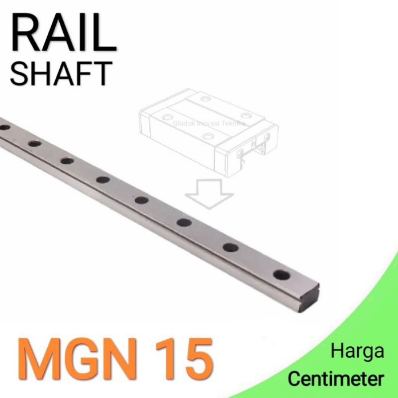 Jual Rail Rel As Shaft linear guide MGN15 MGN 15 MGN15H MGN15C 15mm CNC ...