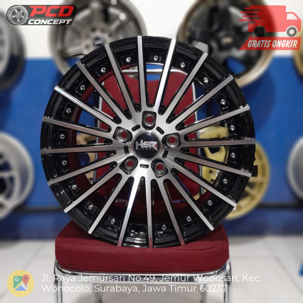 Jual Pelek Velg Mobil Racing RIng 16 Baut 5 Untuk Rush Terios Xtrail Innova Xpander Type HSR ...