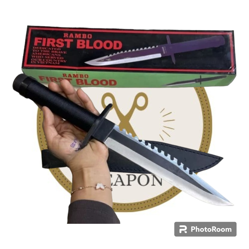 Jual PISAU CAMPING SIRVIVAL RAMBO PART 1 | Shopee Indonesia