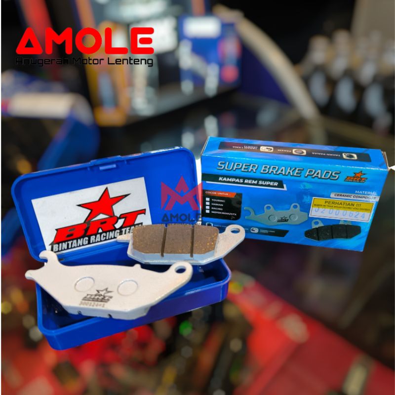 Jual Kampas Rem Belakang Brake Pad BRT Supra 125 Satria F FU Vixion Jupiter MX Xabre R15 V2 ...
