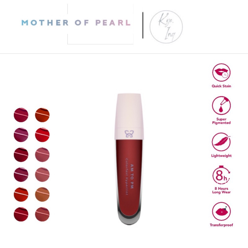 Jual Mother Of Pearl [MOP] - AM to PM Colorfast Hypertint | Shopee ...