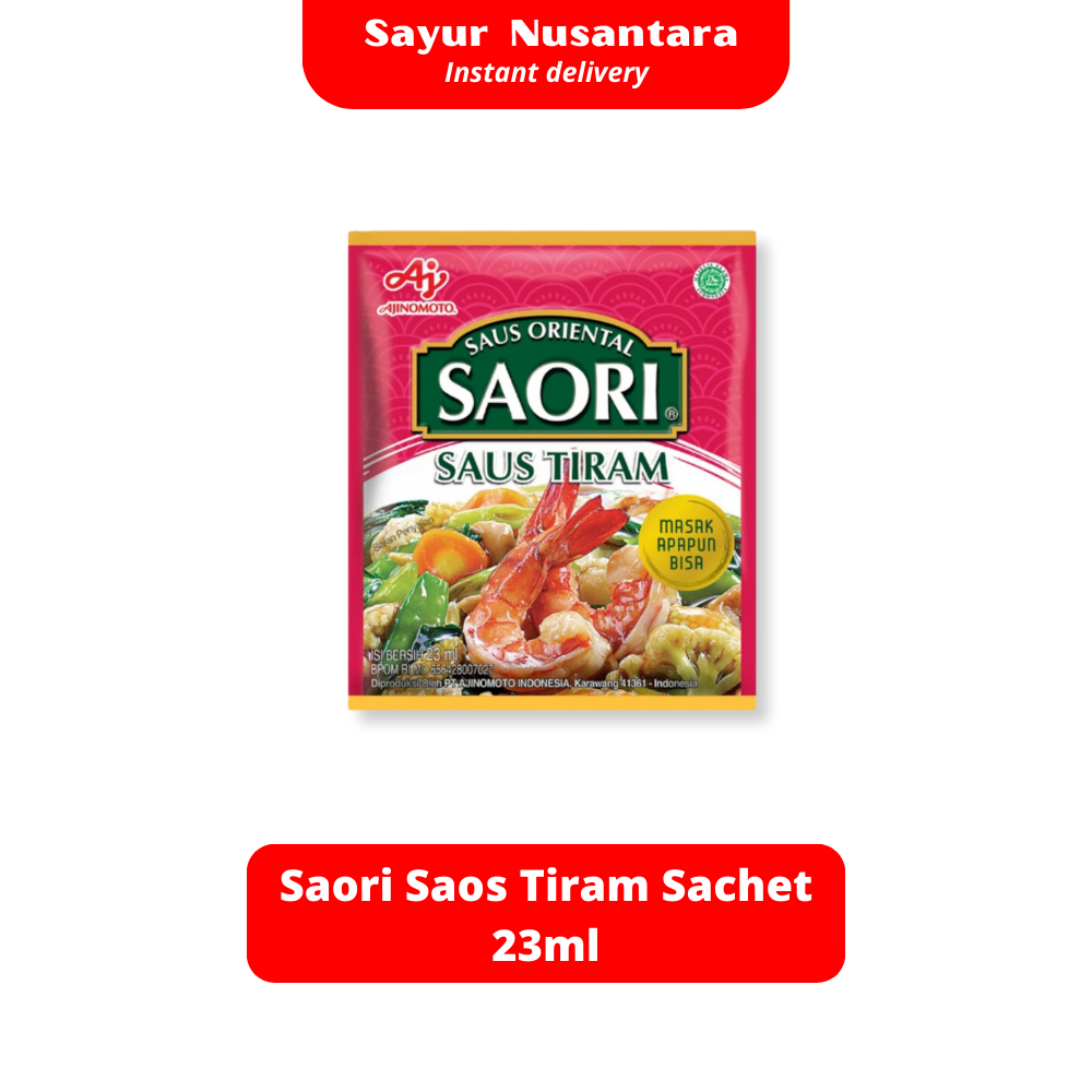Jual Saori Saos Tiram Sachet 23ml - Sayur Nusantara | Shopee Indonesia