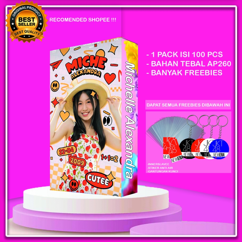 Jual PHOTOCARD JKT48 100PCS MICHIE, BONUS INNERSLAVEE (COD) | Shopee ...