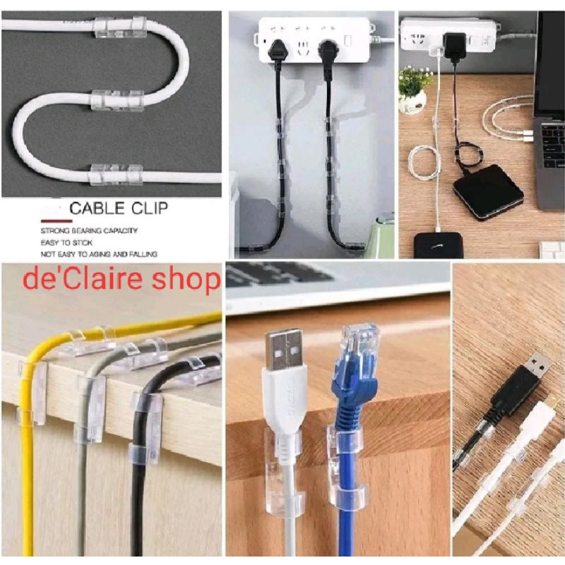 Jual Penjepit Kabel Tempel 1pc | Shopee Indonesia