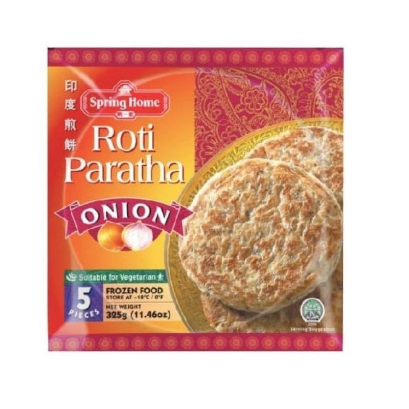 Jual Spring Home TYJ Roti Paratha Rasa Bawang Bombay / Roti Paratha ...