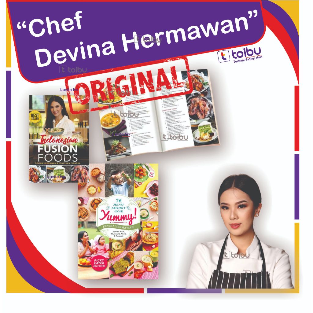 Jual INDONESIAN FUSION FOOD - Devina Hermawan Yummy 76 Menu Favorit ...