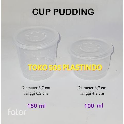 Jual Thinwall DM CUP Pudding mini Thinwall CUP PUDING cup saos Thinwall ...