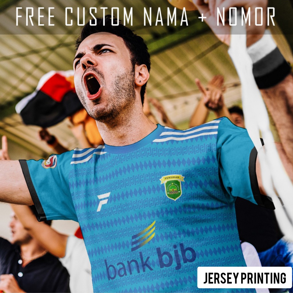 Jual Kaos Bola Jersey Persikas Subang Klub Strip Garis Baju Custom Nama ...