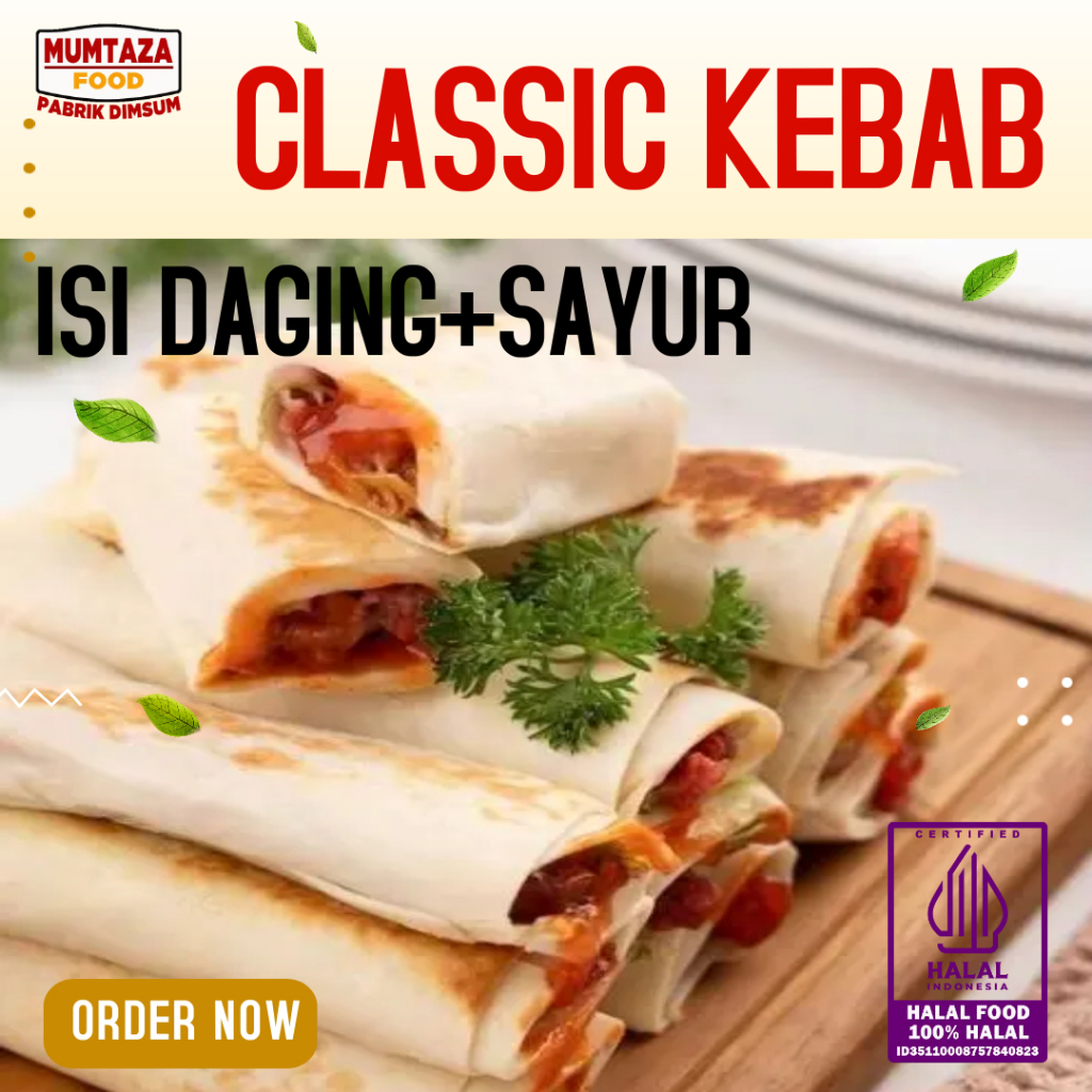 Jual CLASSIC KEBAB MINI ISI DAGING+SAYUR KEDIRI KOTA (BISA KIRIM LUAR ...