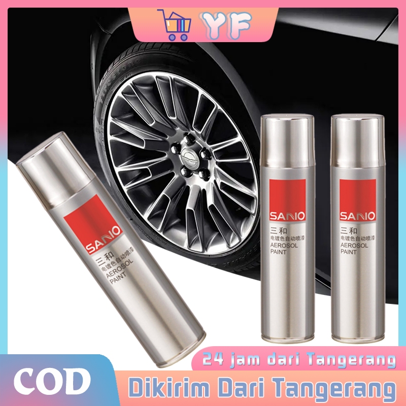 Jual 350ML SANO Pilok Sapporo Chrome Cat Krom Crome Mobil Semprot ...