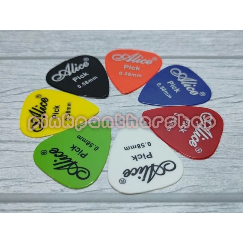 Jual Pick Gitar Alice AP-100P Smooth ABS Standard Akustik Elektrik ...