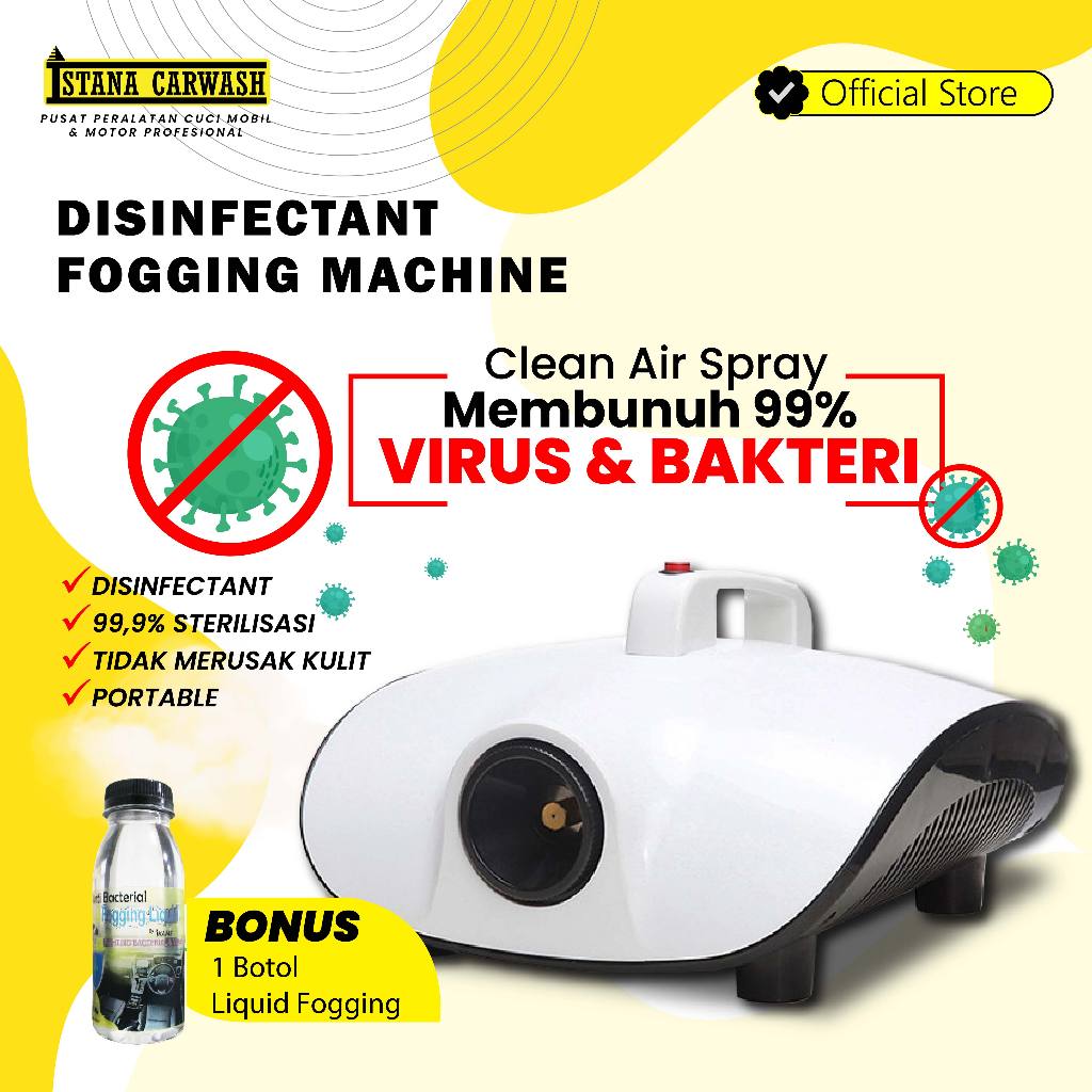 Jual Mesin Fogging Asap Desinfektan Sterilisasi Mobil dan Ruangan ...