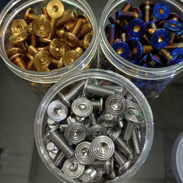 Jual Baut Disc / Baut Piringan Cakram Motor [ model Spirar ] Ukuran 8x20 [ Baut 12 ] Universal ...