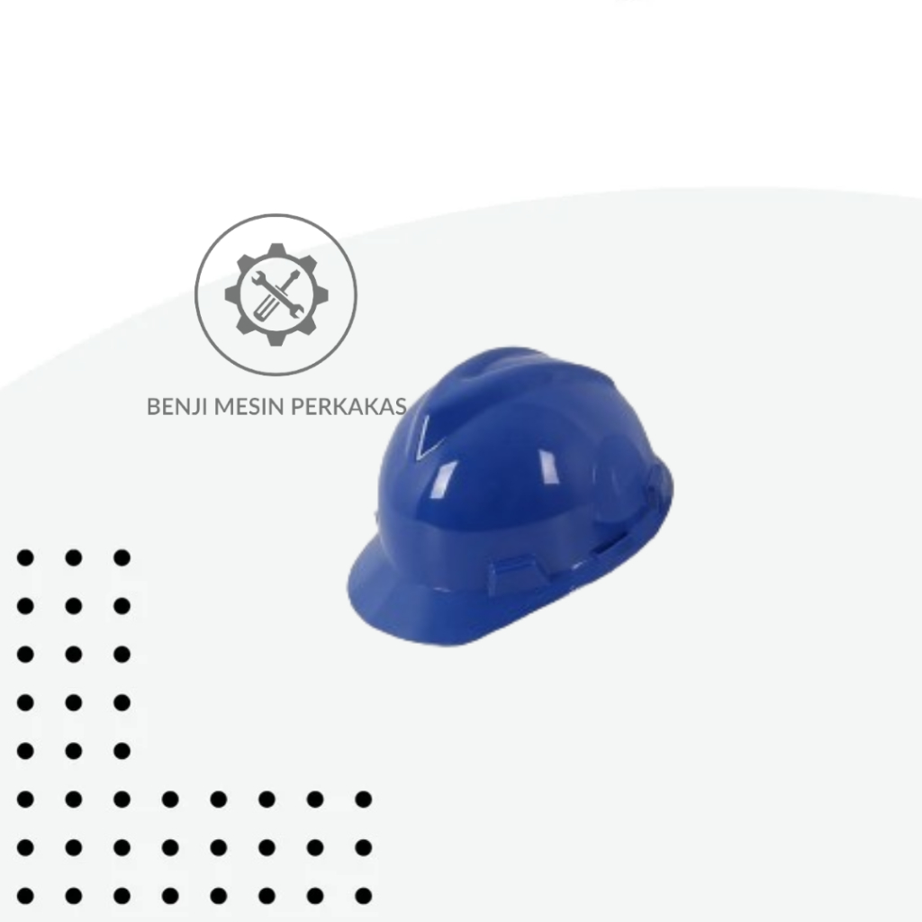 Jual Safety Helm Helmet Safety Proyek/Helm Tukang BIRU LENGKAP SNI ...